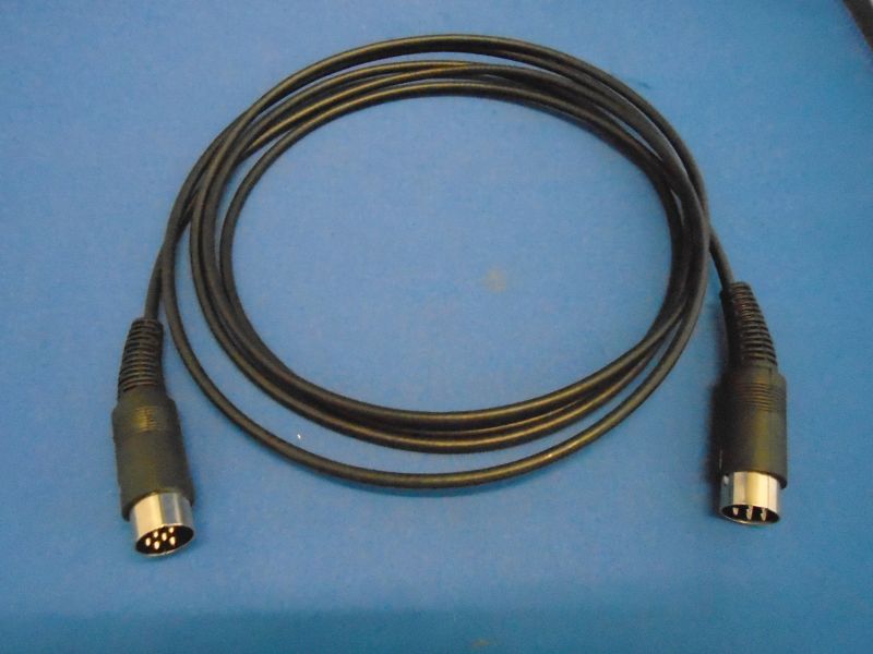 2m 6Pin DIN - 6pin DIN Monitor Lead/Cable, Microvitec to Acorn BBC ...
